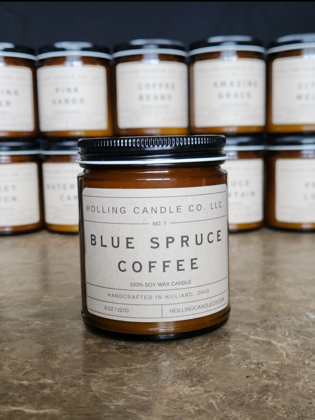 Blue Spruce Coffee 8 oz. – Holling Candle Co. LLC