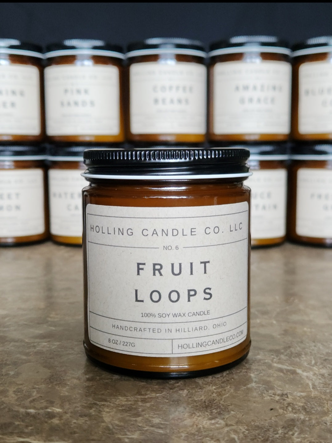 Fruit Loops 8oz. Soy Candle – Holling Candle Co. LLC